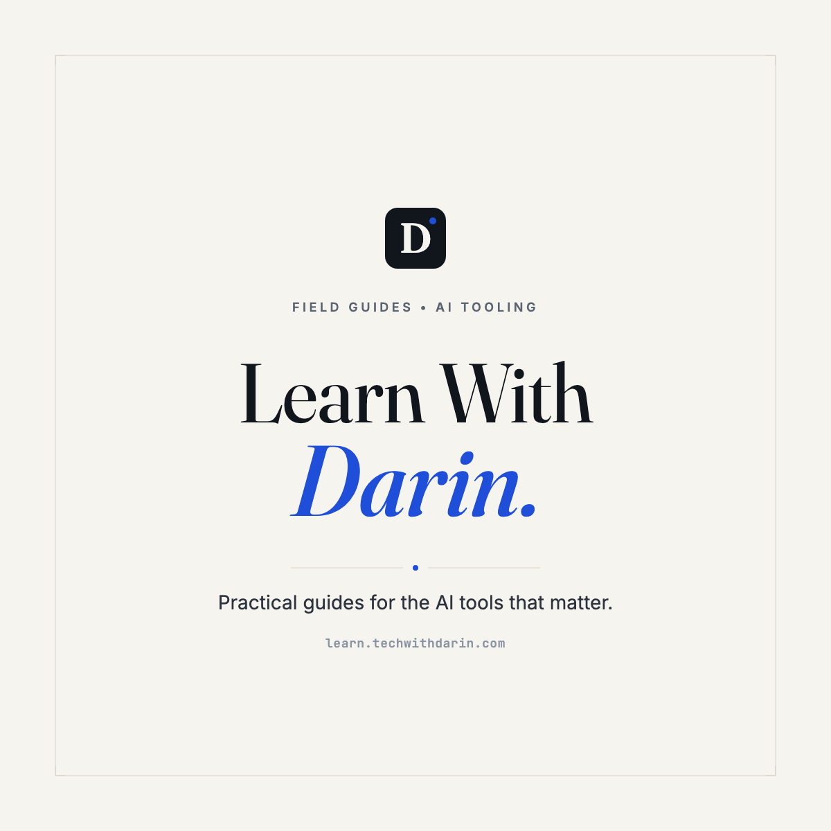 Cloud platforms: A Practitioner's Field Guide · Learn With Darin